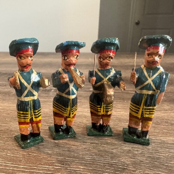 No Brand | Holiday | Set Of 4 Holiday Decorations Mini Marching Band ...